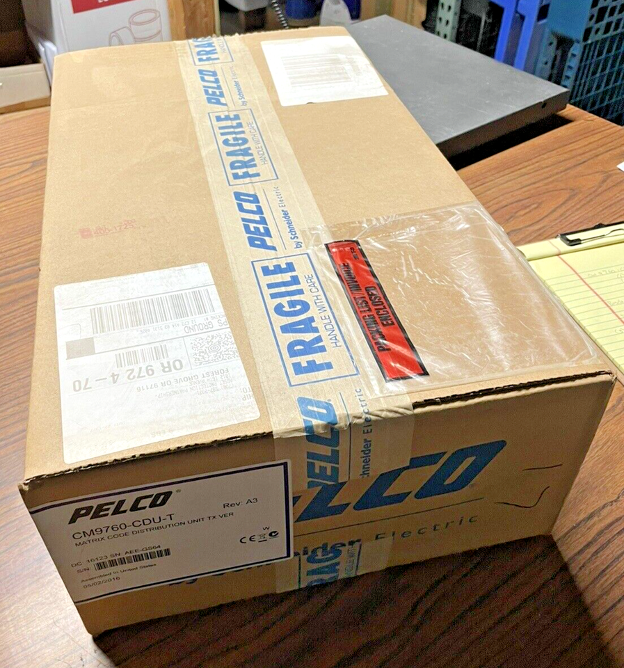 Pelco CM9760-CDU-T Matrix Code Distribution Unit | eBay