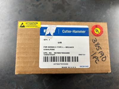 NEW EATON CUTLER HAMMER UVR UVH4LP26K UNDER VOLTAGE RELEASE | eBay