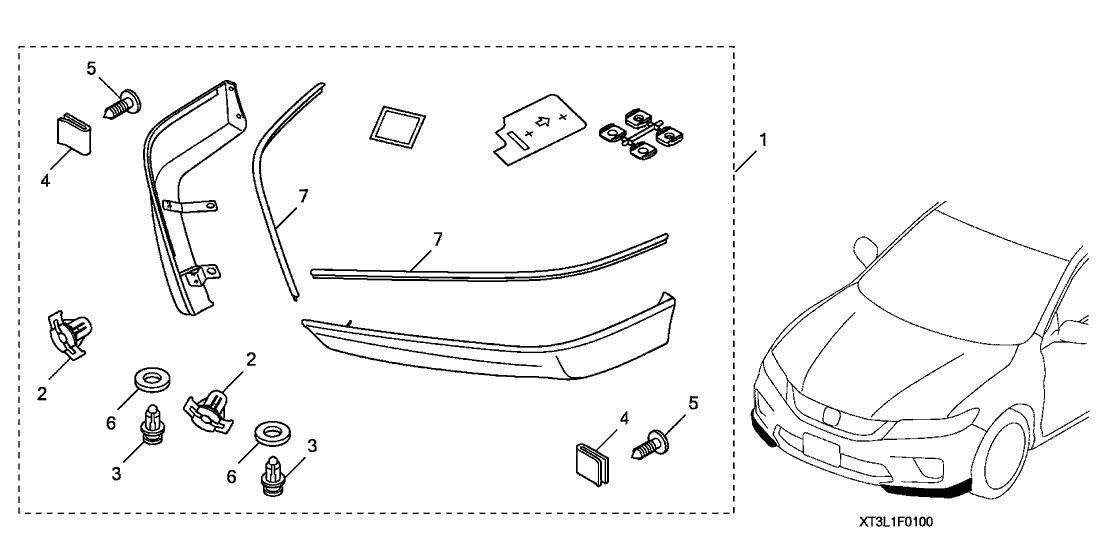 Honda Accord Body Parts Diagrams