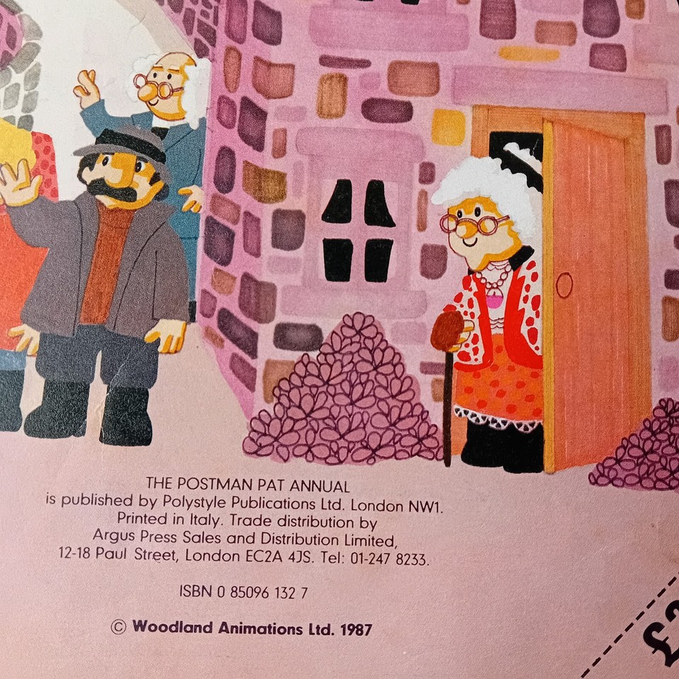 POSTMAN PAT ANNUAL 1987 HARDBACK BOOK - RARE RETRO VINTAGE | eBay UK