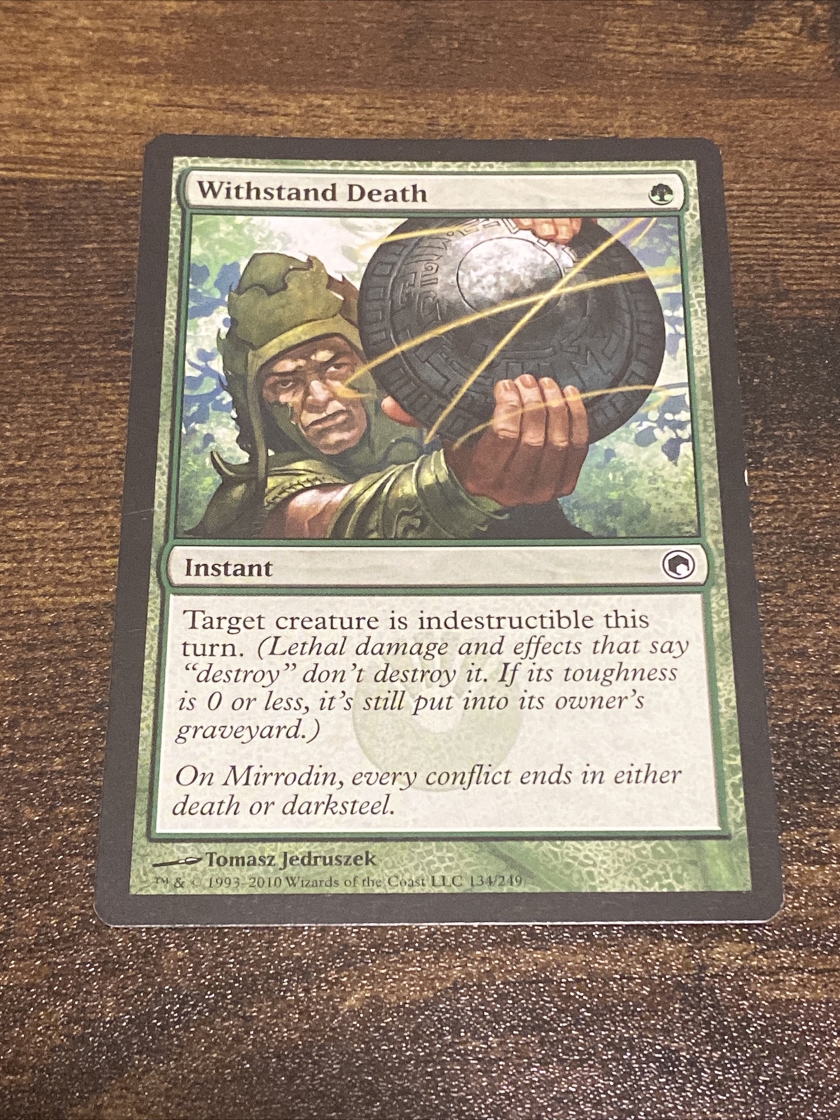Withstand Death 134/249 Scars of Mirrodin MTG Magic The Gathering D5496 ...