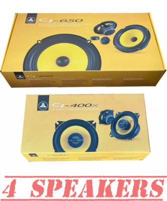 JL Audio C1 6.5" Component Car Speakers 150W & C1 4" coaxial Speakers ...