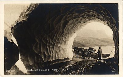 CPA AK NORWAY Snetunnel, Haukelid - Norge. (258017) | eBay