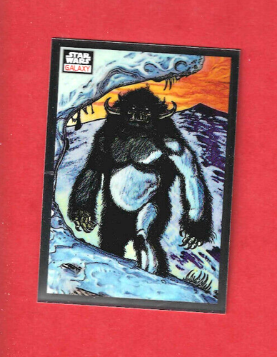 2023 Topps Star Wars Chrome Galaxy Wild Wampa Base set numéro 9 | eBay