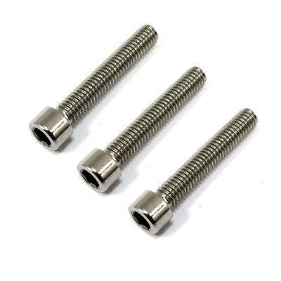 3x Wheel Center Hub Cap Screw Nickel M6X35 for KMC XD Series XD836 Fury ...