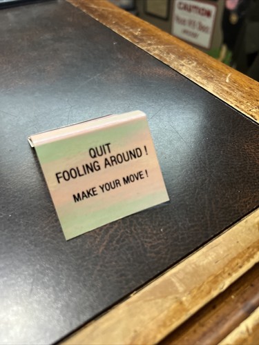 Vtg Rare Picture Match Matchbook Color Changing Quit Fooling Around | eBay