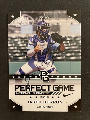 2015 Perfect Game SIGNED: Jared Herron #105 | eBay