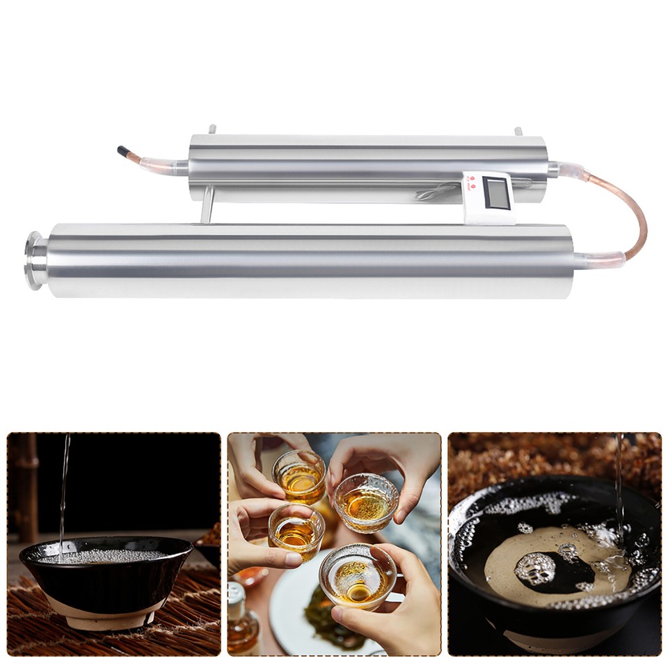 Stainless Steel Condenser Reflux Distilling Column Fits Beer Kegs | eBay