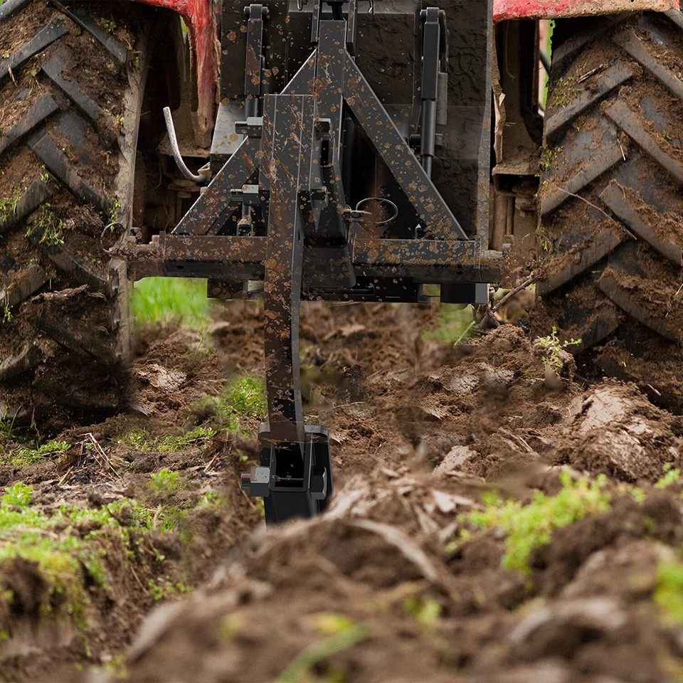 Hitch Lawn Mounted Ripper Middle Buster Plow for ATVs/UTVs Tractor W/2 ...