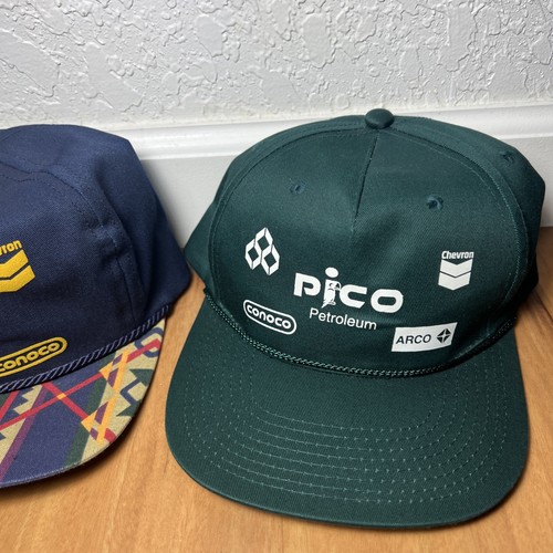 Vintage Pico petroleum Oil Field Hats Chevron Arco Conoco Lot Of 3 | eBay