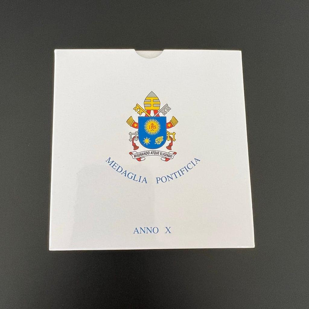 Silver Annual Papal Medal - Year 10 - 2022 Pope Francis Pontificate | eBay