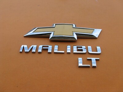 16 17 18 19 20 21 CHEVROLET MALIBU LT REAR TRUNK EMBLEM LOGO BADGE USED ...