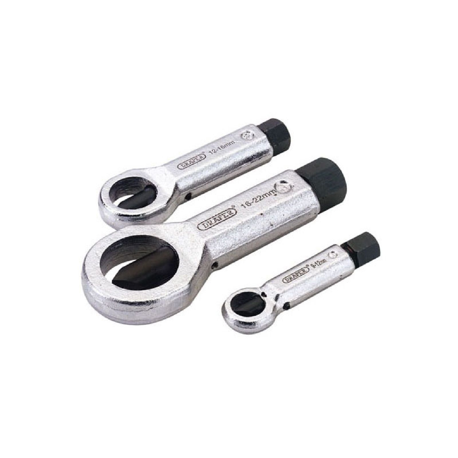 Draper Nut Splitter Set for Removing Seized Damaged Stuck Nuts Bolts ...