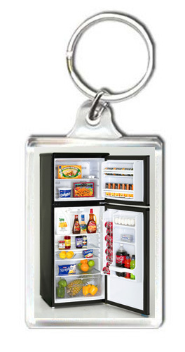Refrigerator Keyring Keychain | eBay UK