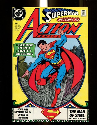ACTION COMICS 643 (9.8) DC (b064) | eBay