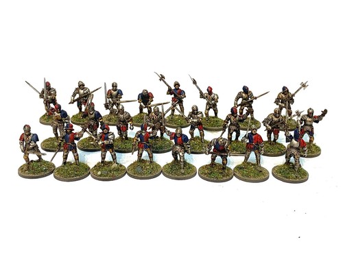 YORKIST KNIGHTS 24 28mm painted historical wargame WAR OF THE ROSES ...