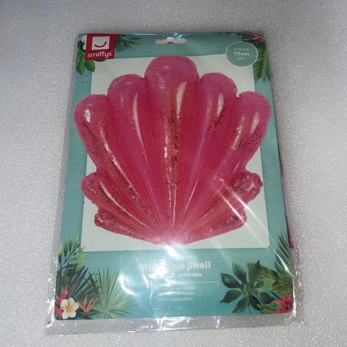 Inflatable Clam Shell Pink Gold Mermaid Pool Party Accessory New | eBay