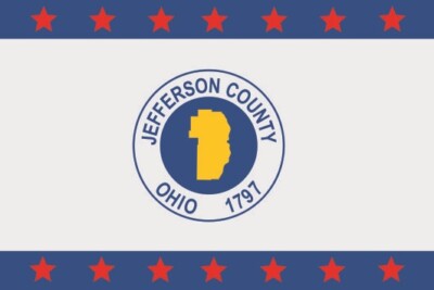 Aufkleber Jefferson County (Ohio) Flagge Fahne 30 x 20 cm Autoaufkleber ...