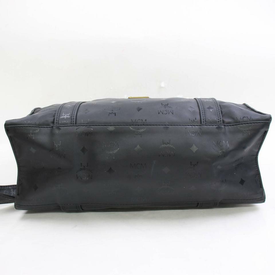 MCM Monogram Visetos Shopper Tote 868203 | eBay