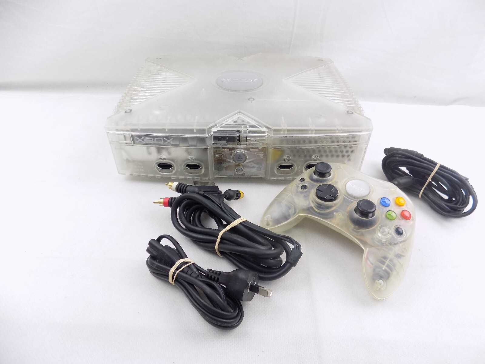 Microsoft Xbox Original Crystal Limited Edition Console with 1x ...
