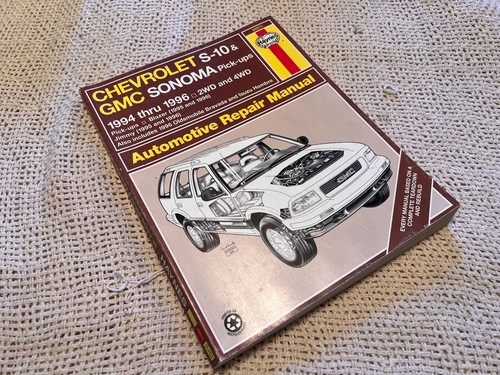 Haynes 24071, 1994-96 Chevy S-10 GMC Sonoma 95-96 Blazer Jimmy 96 Olds ...