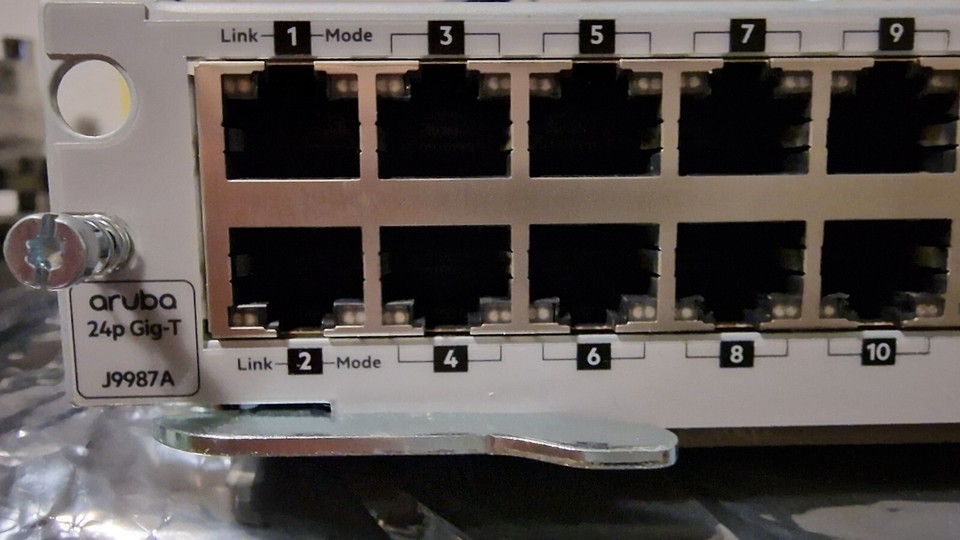 Aruba 24-port 1000BASE-T MACsec v3 zl2 Modul J9987A | eBay