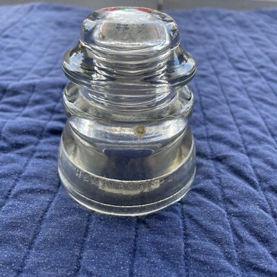 Antique Glass Insulator Clear Hemingray 45 | eBay