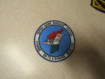 PATCH LAW ENFORCEMENT SUPER HAWK BORDER PATROL COMING ON TO A BORDER ...