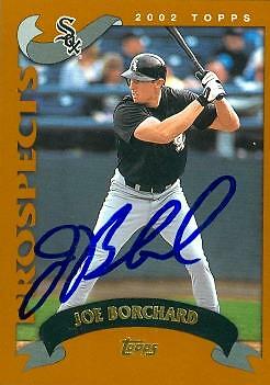 Joe Borchard autographed baseball card (Chicago White Sox) 2002 Topps ...