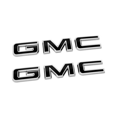2019-2026 GMC Sierra Front & Rear Black Emblem 86539814 Use W/O ...