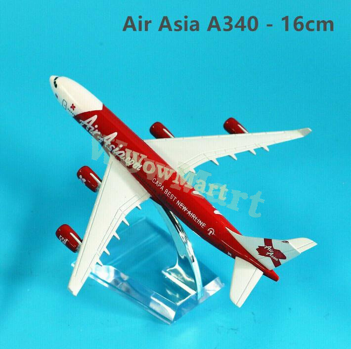 Diecast Metal Aluminium Airbus A340 Plane Model Varies Airlines 16cm | eBay