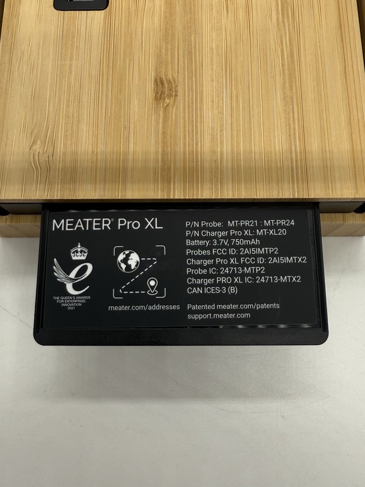MEATER Pro XL Wireless Smart Meat Thermometer - 4 Multi-Sensor Probes ...