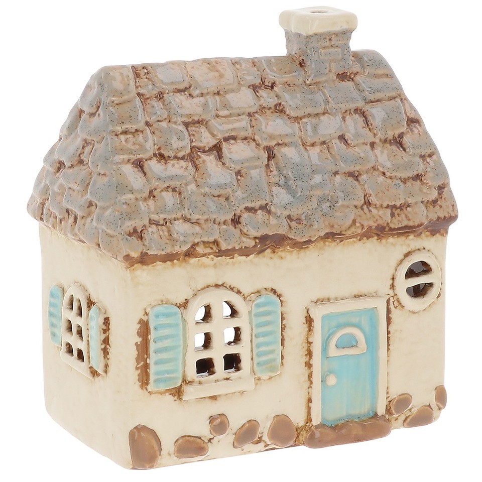 Shudehill Giftware Village Pottery Garden Tealight House Painted ...