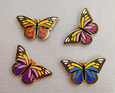 Needle Minder Magnet Butterfly Monarch Blue Accoutrement Designs Cross ...