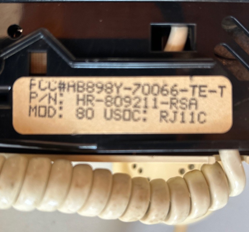 Vintage GTE "ACCESS I" PUSH BUTTON DESK PHONE - BUSINESS or HOME Model ...