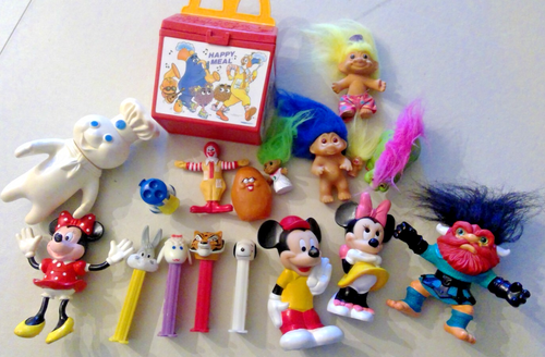 Vintage Toy Lot - Trolls - Disney - McDonalds - Mickey - Ronald ...