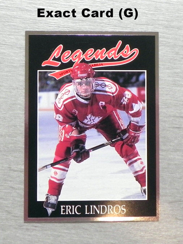 Eric Lindros 1991 Legends Silver Card # 38 _ Exact Card (G) | eBay
