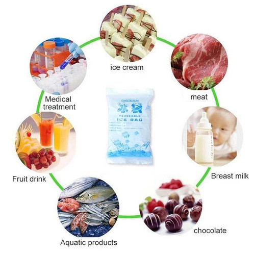 10x Keep Fresh Ice Bag Water Injection Icing Cooler Pack for Pain Cold ...