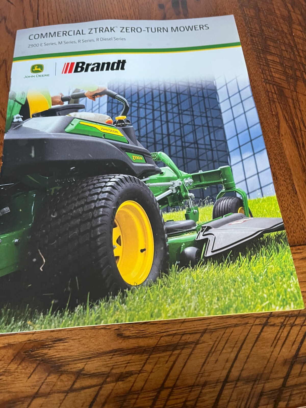 John Deere Ztrack Zero Turn Mowers Brochure FCCA | eBay