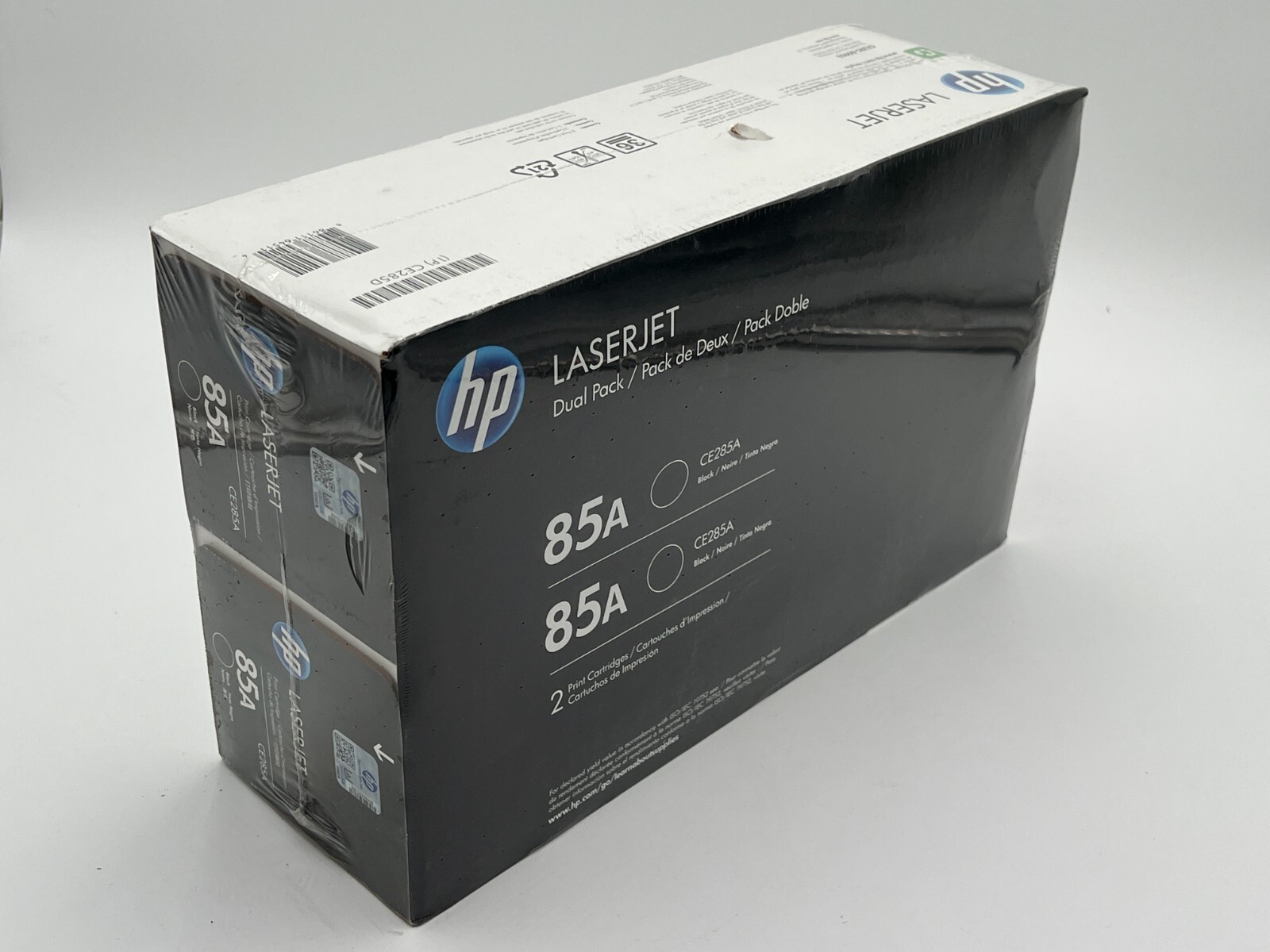 Dual Pack Genuine HP LaserJet 85A Black Toner Cartridge CE285A | eBay