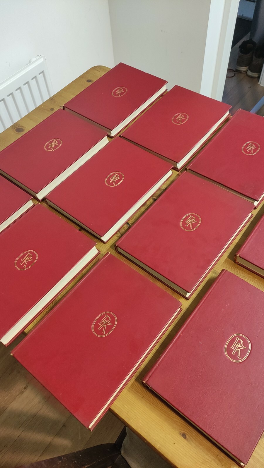 Vintage Newnes Pictorial Knowledge Encyclopedia Books Red Full Set 10 ...