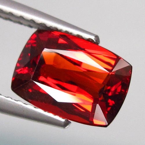 8x6mm.Baguette AAA BEAUTIFUL! 2.25ct.Rich Red Orange Spessartite Garnet ...