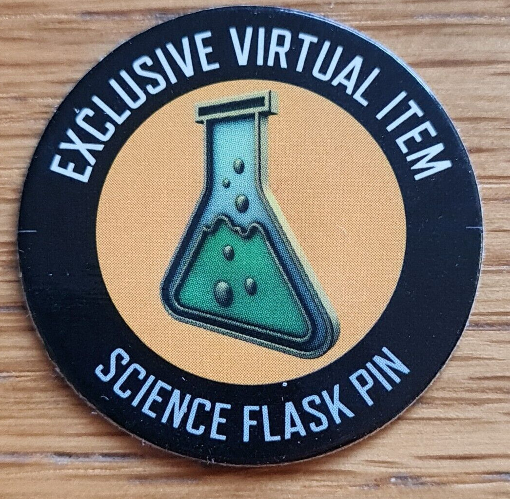 Roblox SCIENCE FLASK PIN exclusive virtual RARE CODE - IMMEDIATE delivery | eBay