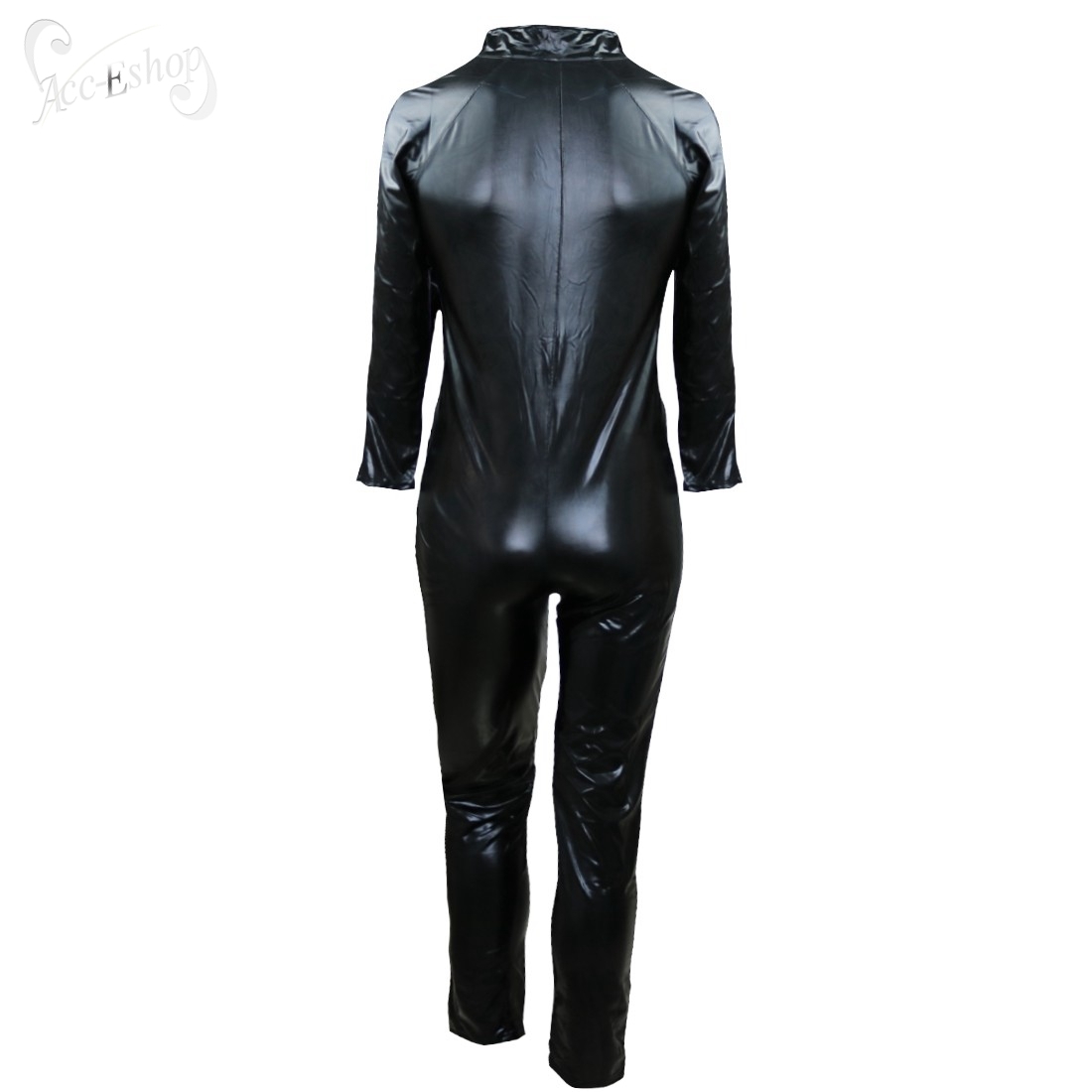 Body homme en faux cuir fermeture éclair entrejambe corps entier ...