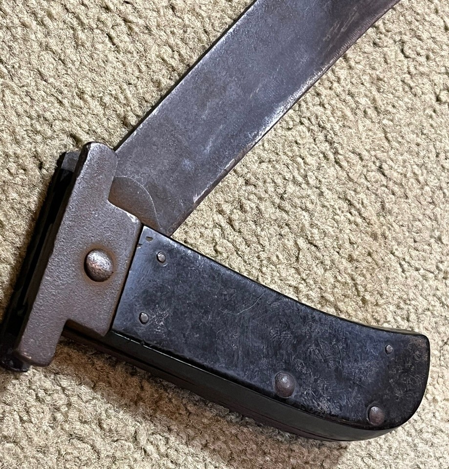 15.5” WWII Vintage Case XX World War II Folding Pilots Survival Knife ...