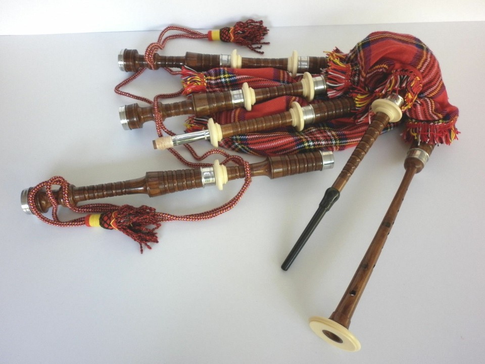Bagpipe Kit in various Tartans supplied with Hard Case, Practice ...