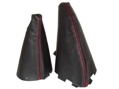 Shift & E Brake Boot For Mini Cooper R56-57 Clubman Automatic Leather ...