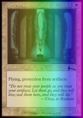 Magic the Gathering MTG Angelic Curator (1) Urza's Legacy LP FOIL | eBay