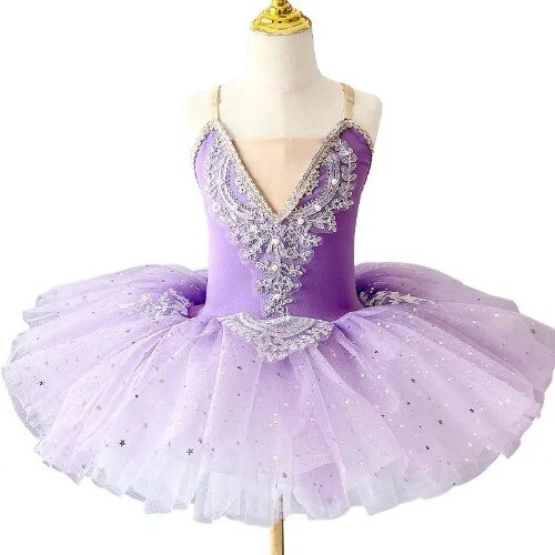 Ballet Tutu Girls Tutu Ballerina Party Dress +Crown 2pcs Ballet Dance ...