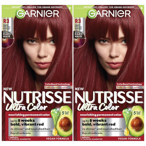 Hair Color Nutrisse Ultra Color Nourishing Creme, R3 Light Intense ...